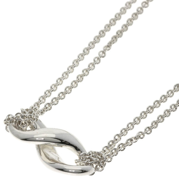 Tiffany & Co. | Jewelry | Tiffany Figure Eight Necklace Silver Womens ...